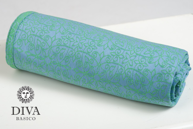 Слинг-шарф для новорожденных Diva Basico, Lime – цены, купить слинги ...